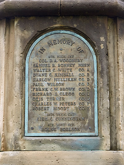 All Michigan Civil War - Monuments honoring the Civil War