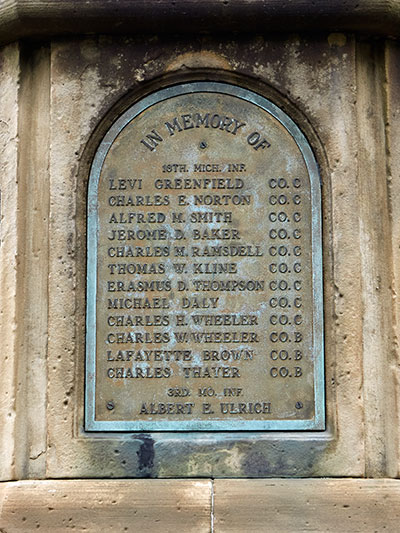 All Michigan Civil War - Monuments honoring the Civil War