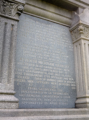 All Michigan Civil War - Gettysburg Battlefield